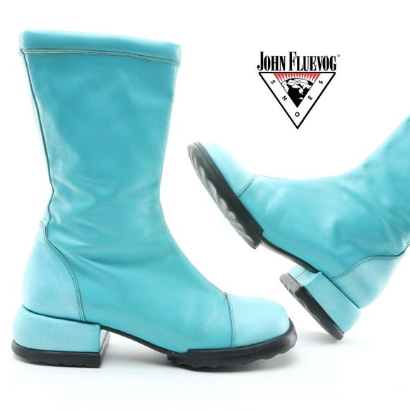 John Fluevog | Shoes | Vintage John Fluevog Leather Inside Zip Boots ...